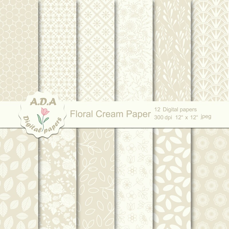 Cream Background - Etsy