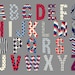 Alphabet Clipart, Blue and Red Alphabet Letters Clip Art, Blue Red ...