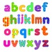 Alphabet Clipart, Colorful Alphabet Letter Clip Art, Upper and ...