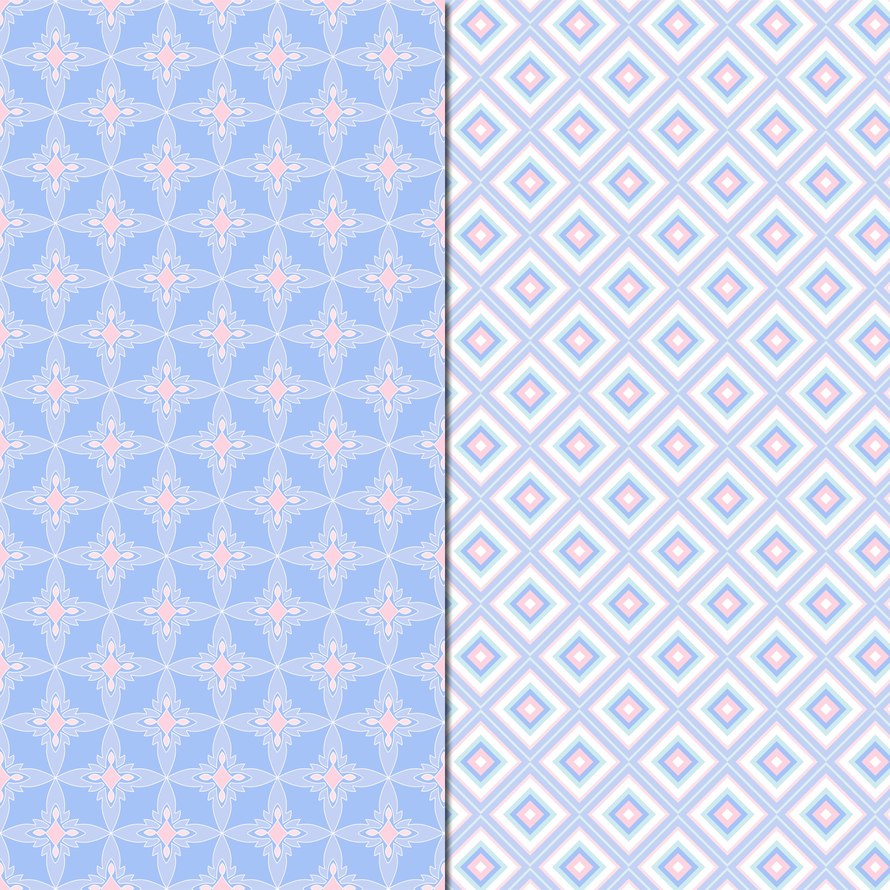 Pastel Floral Digital Paper Pack, Pastel Scrapbooking Paper, Pastel ...