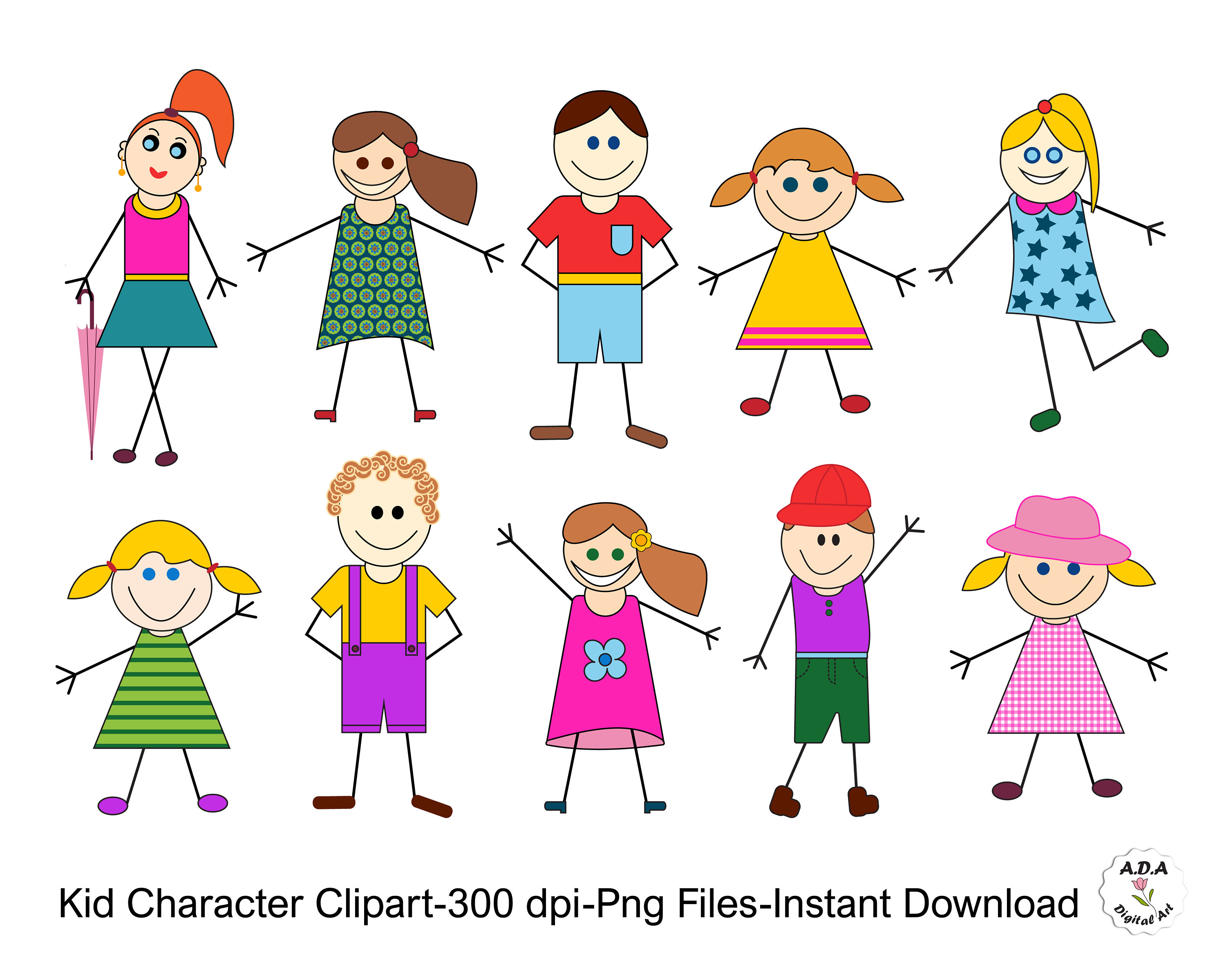 Cute Toddler Clipart