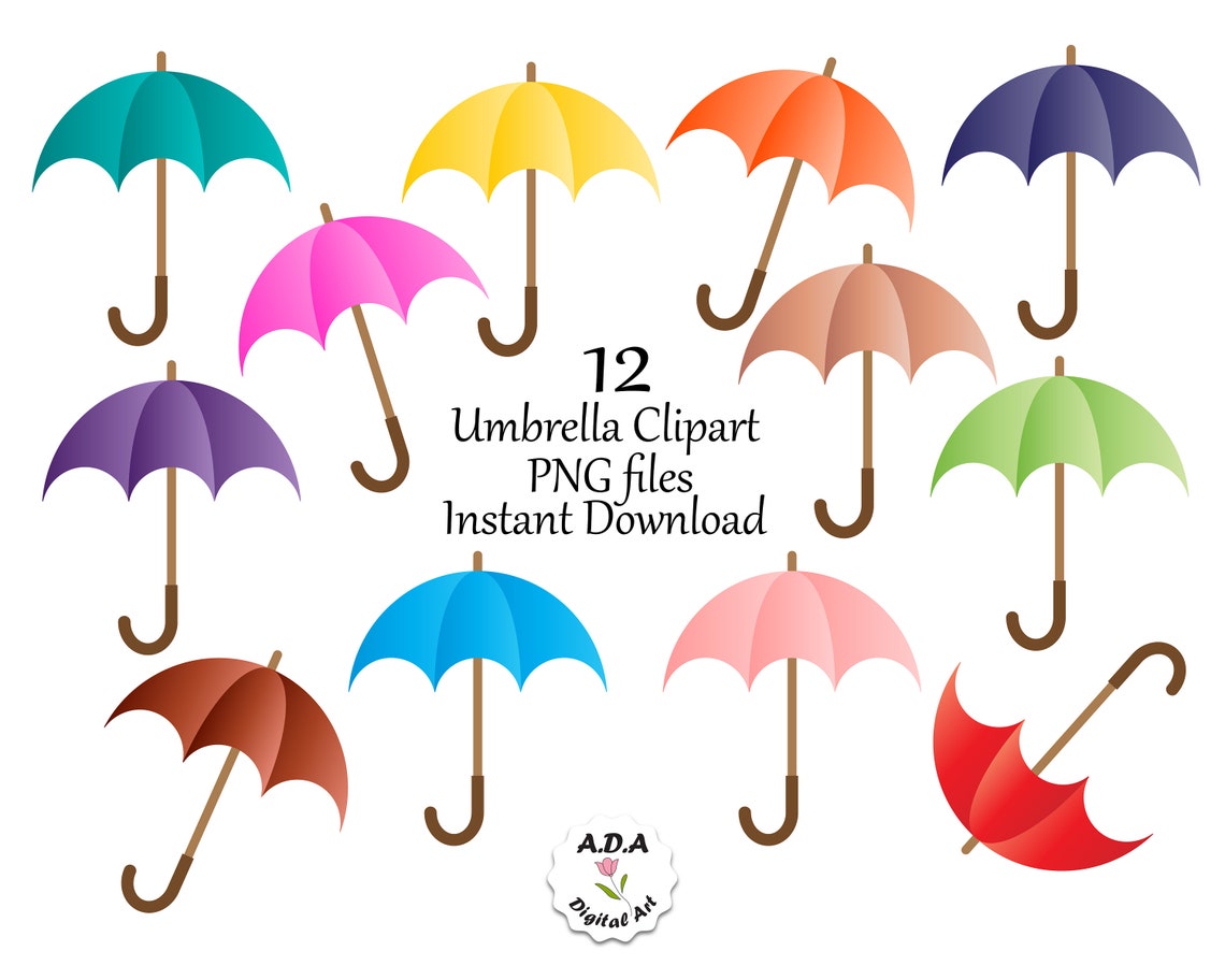Colorful Umbrella Clipart, Umbrella Clip Art, Umbrella Clipart ...