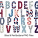 Alphabet Clipart, Blue and Red Alphabet Letters Clip Art, Blue Red ...