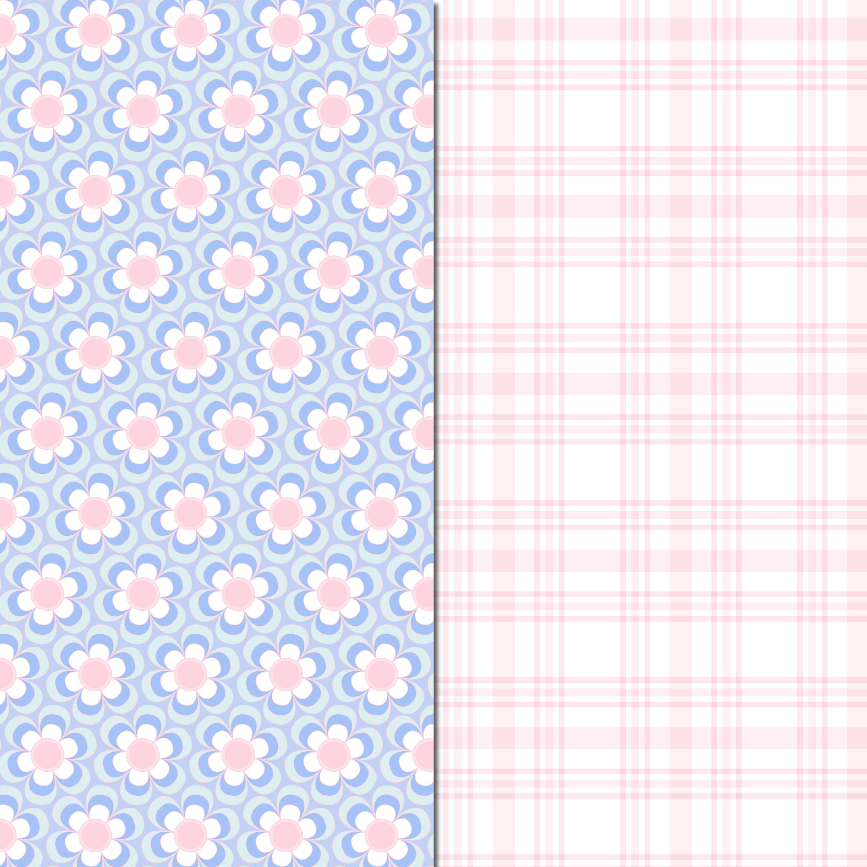 Pastel Floral Digital Paper Pack, Pastel Scrapbooking Paper, Pastel ...