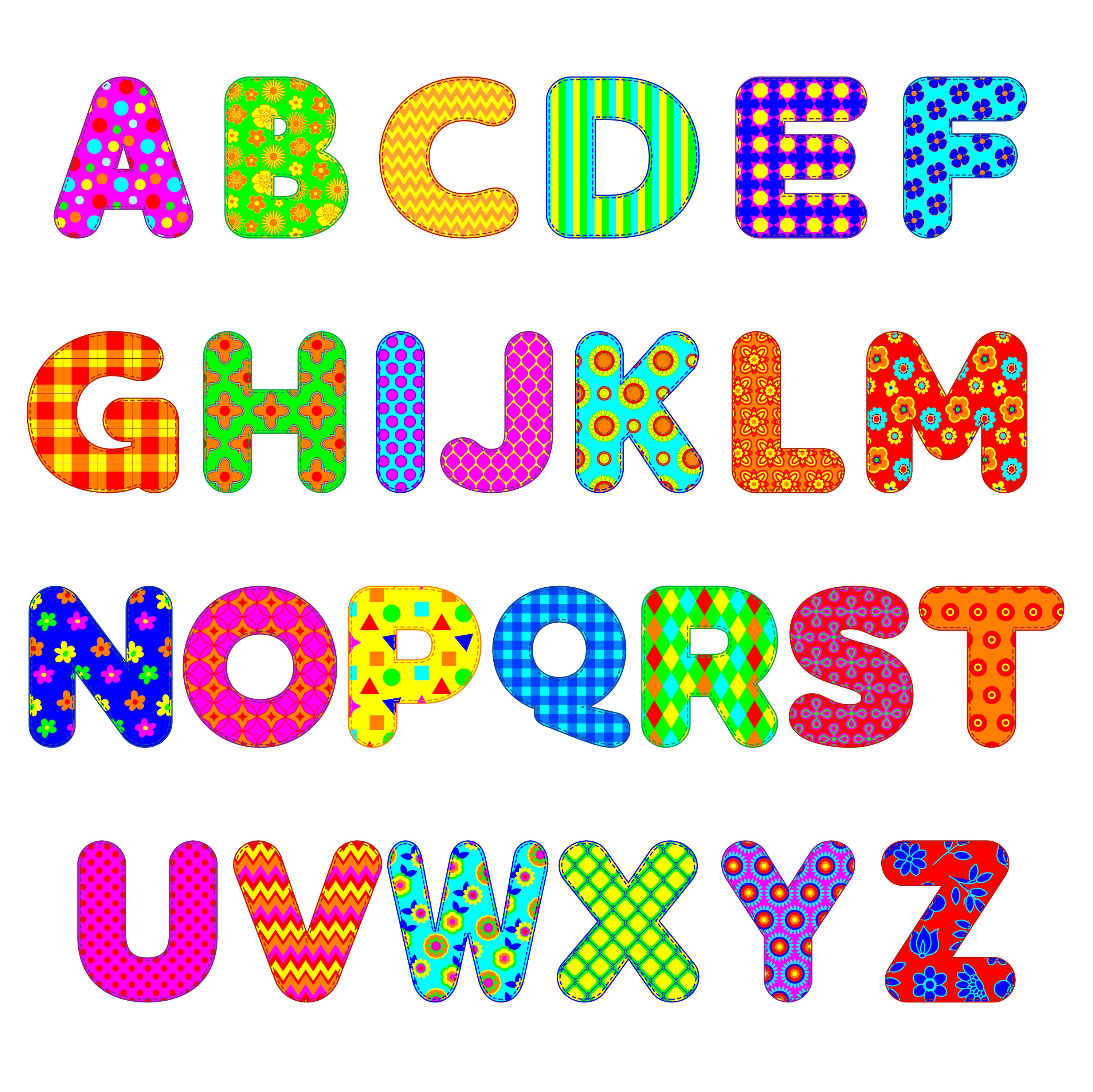 Alphabet Letters Clipart