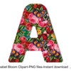 Alphabet Clipart, Colorful Alphabet Letter Clip Art, Upper and ...