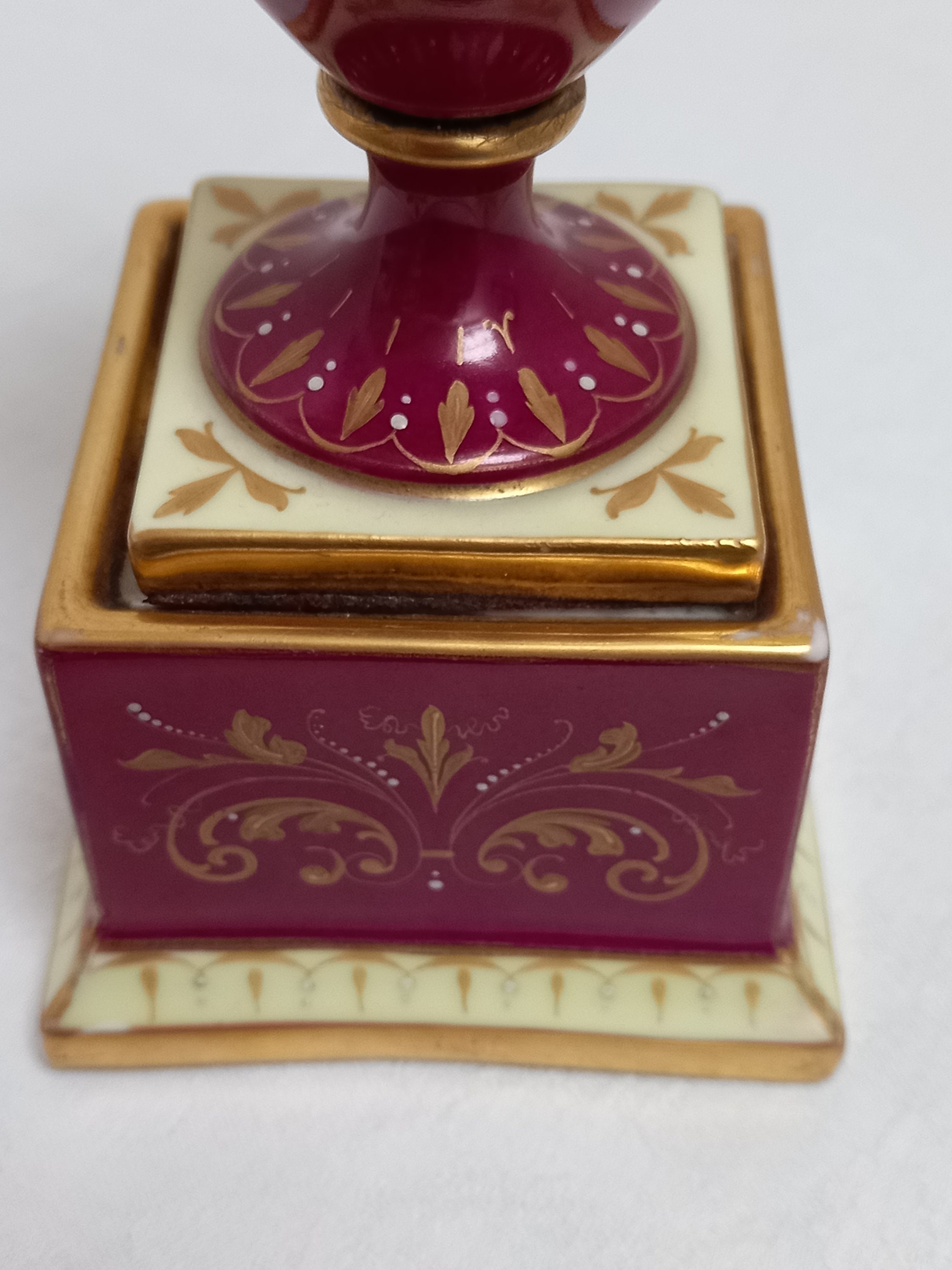 Antique Royal Vienna Porcelain Urn Vase Signed A Heer - Etsy