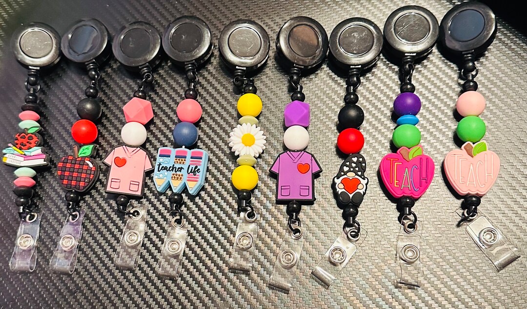 Retractable Badge Clips - Etsy