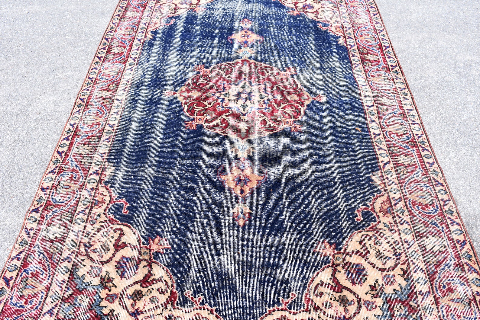 Saloon Rug Diningroom Rug Large Rug Handmade Rug Vintage - Etsy UK