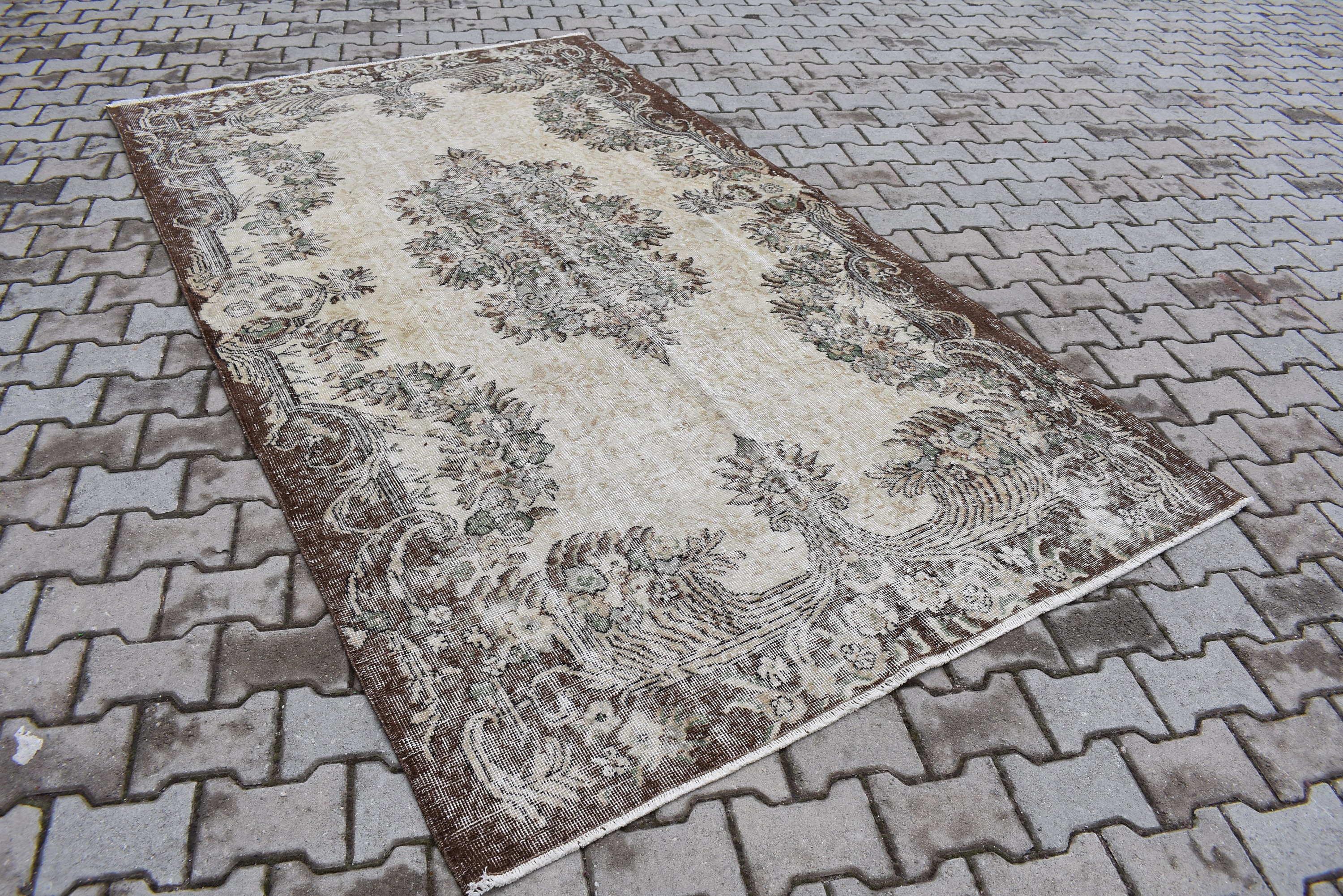 Diningroom rug Large rug Handmade rug Vintage rug Turkish | Etsy