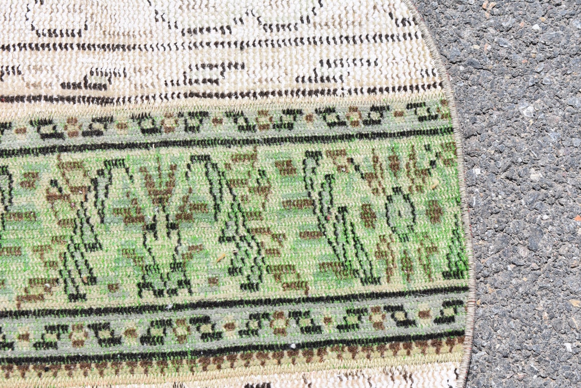 Green Color Rug Boho Decor Rug Vintage Turkish Rug - Etsy