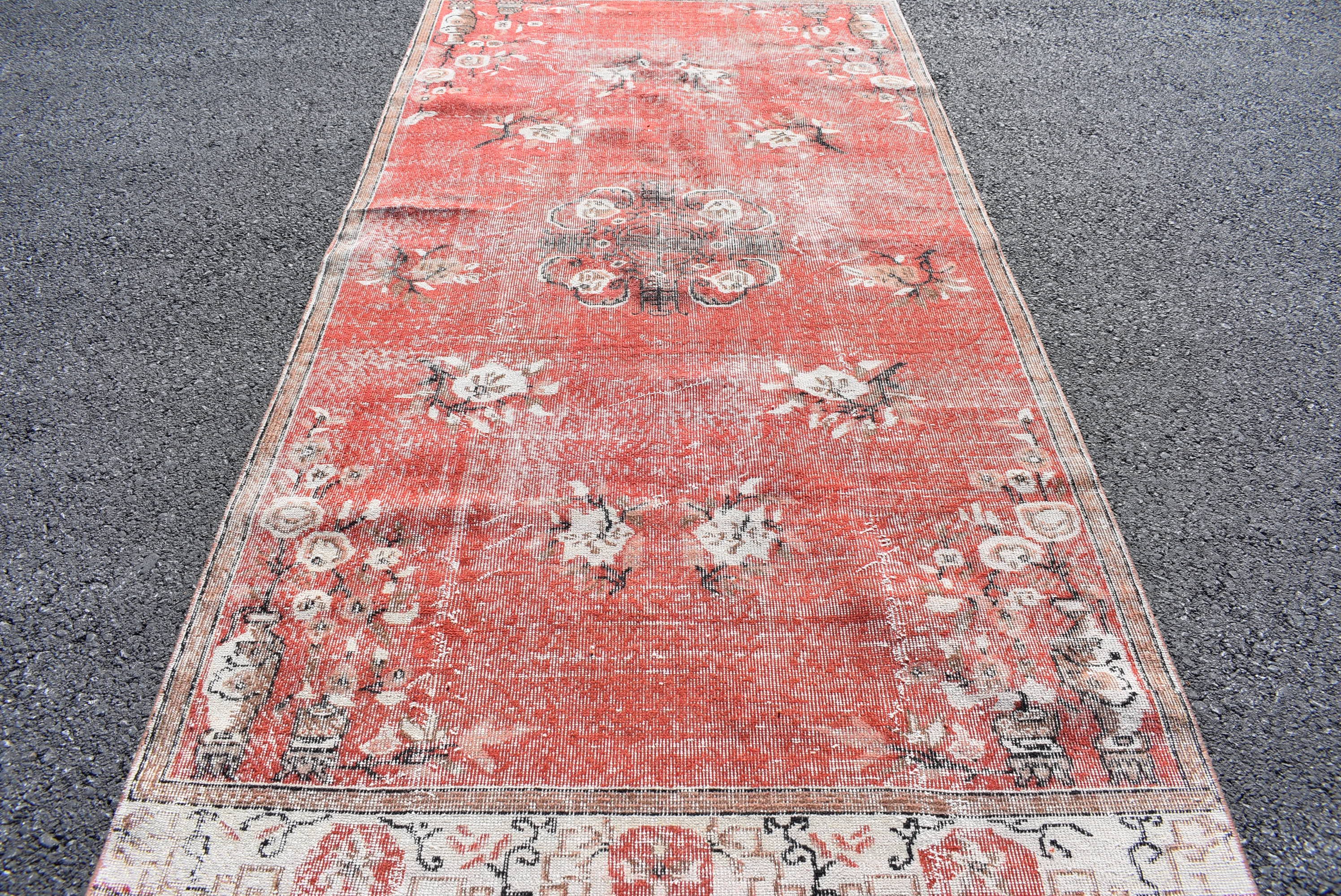 Handknotted Rug Bohemian Rug Rustic Decor 4.7 X 9.9 Ft Wool - Etsy