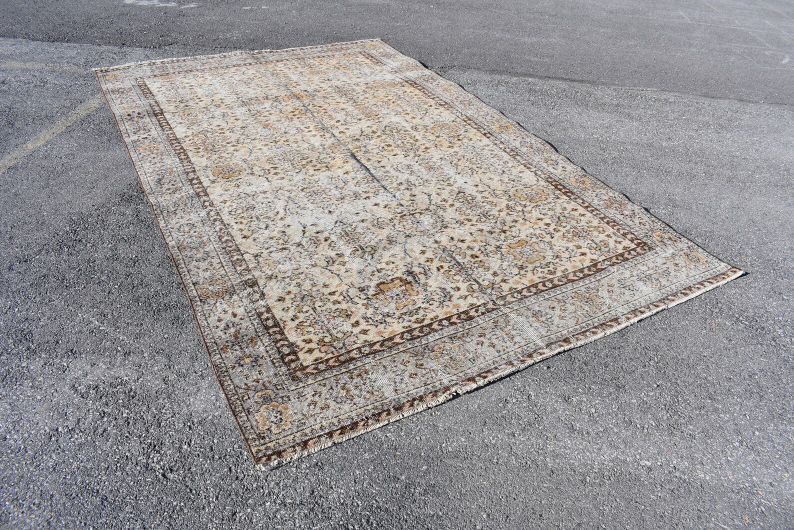 Turkish large rug oversize rug ethnic rug rustic decor 6.1 x | Etsy