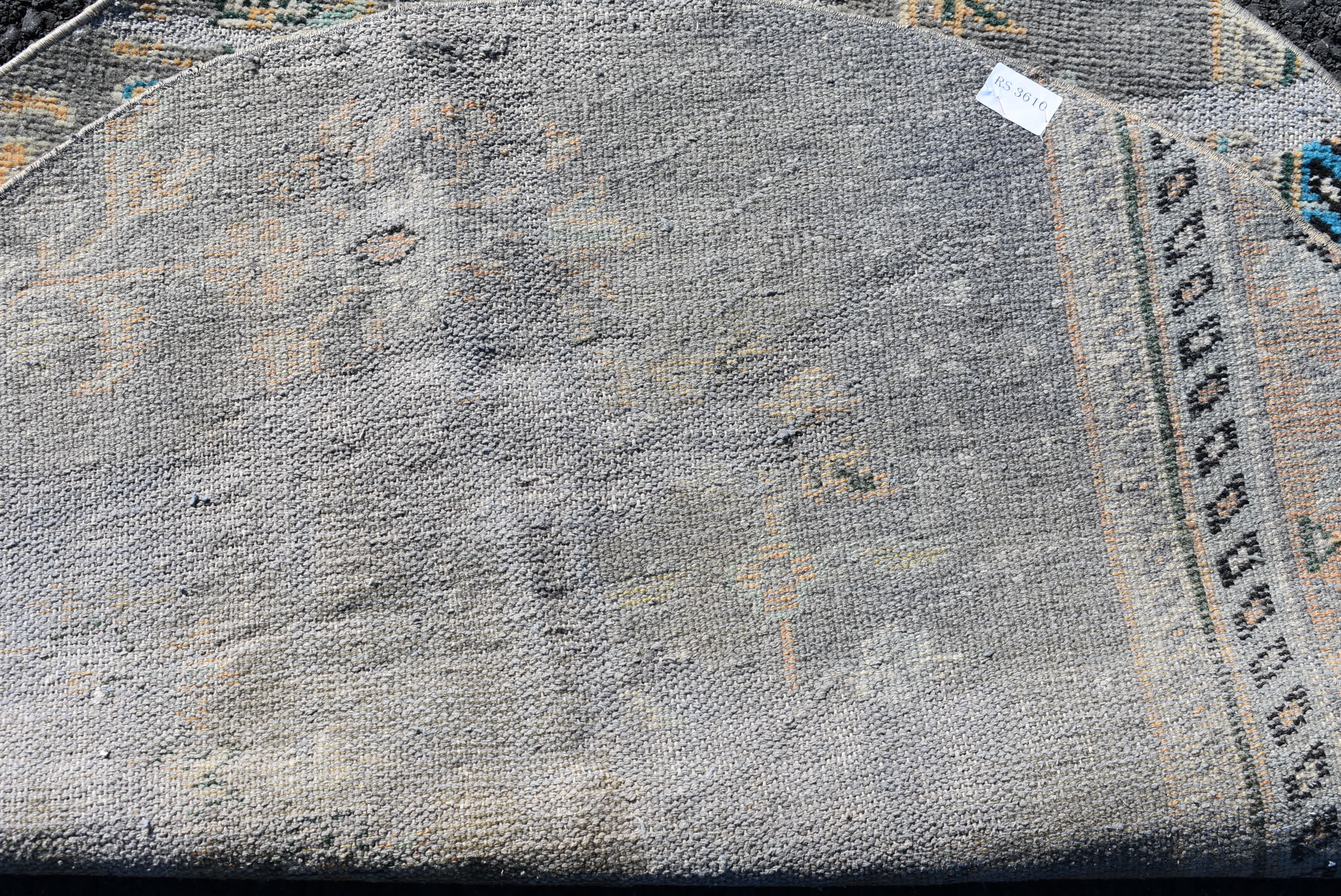 Circle rug turkish rug vintage rug rustic rug rustic decor | Etsy