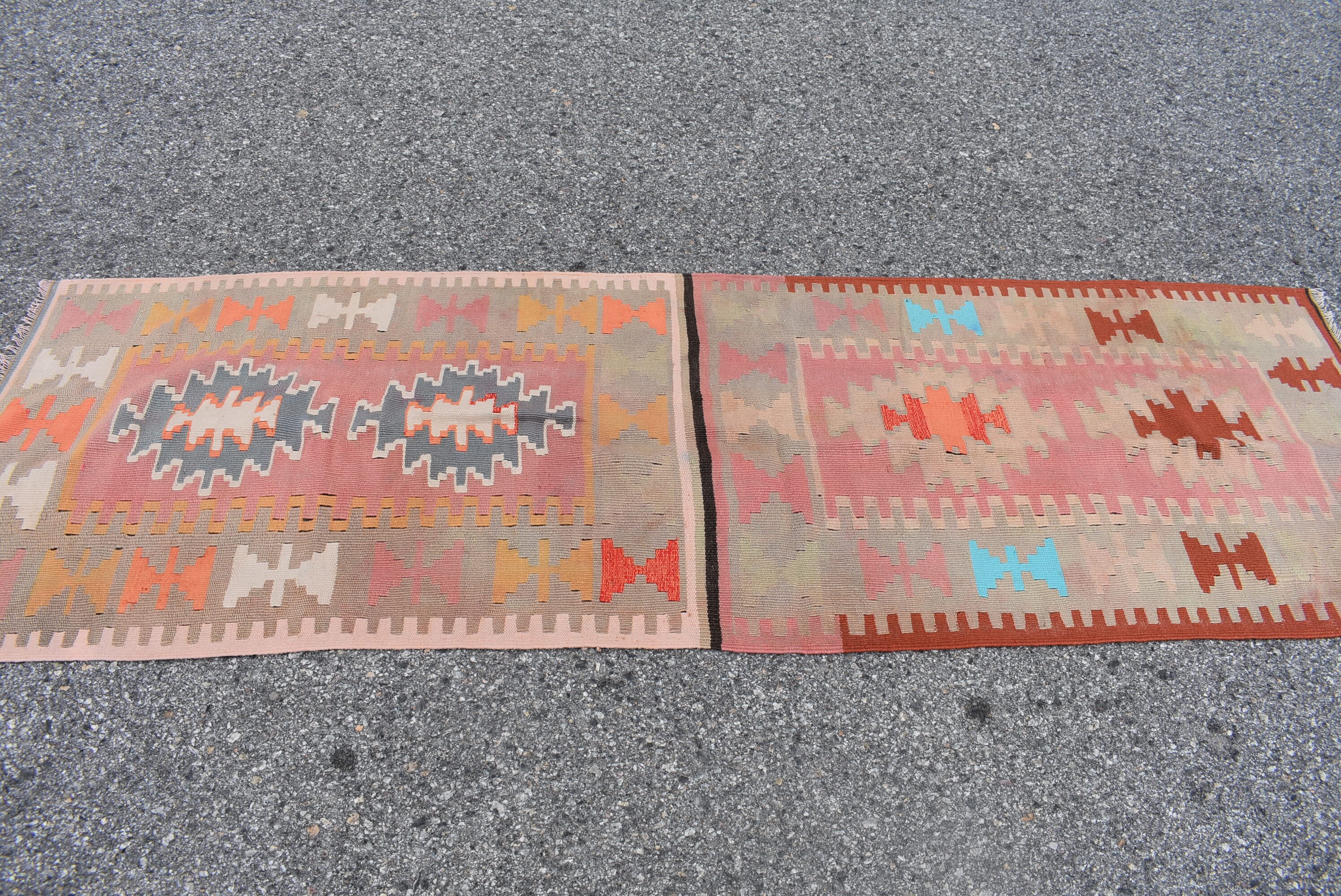 Aztec runner kilim rug vintage kilim rug 2.6 x 8.1 ft rustic | Etsy