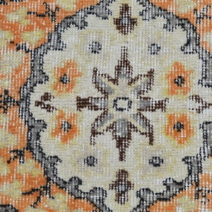 Beige and Orange Color Boho Rug Bedroom Decor Rug Aztec Rug Turkish Rug ...