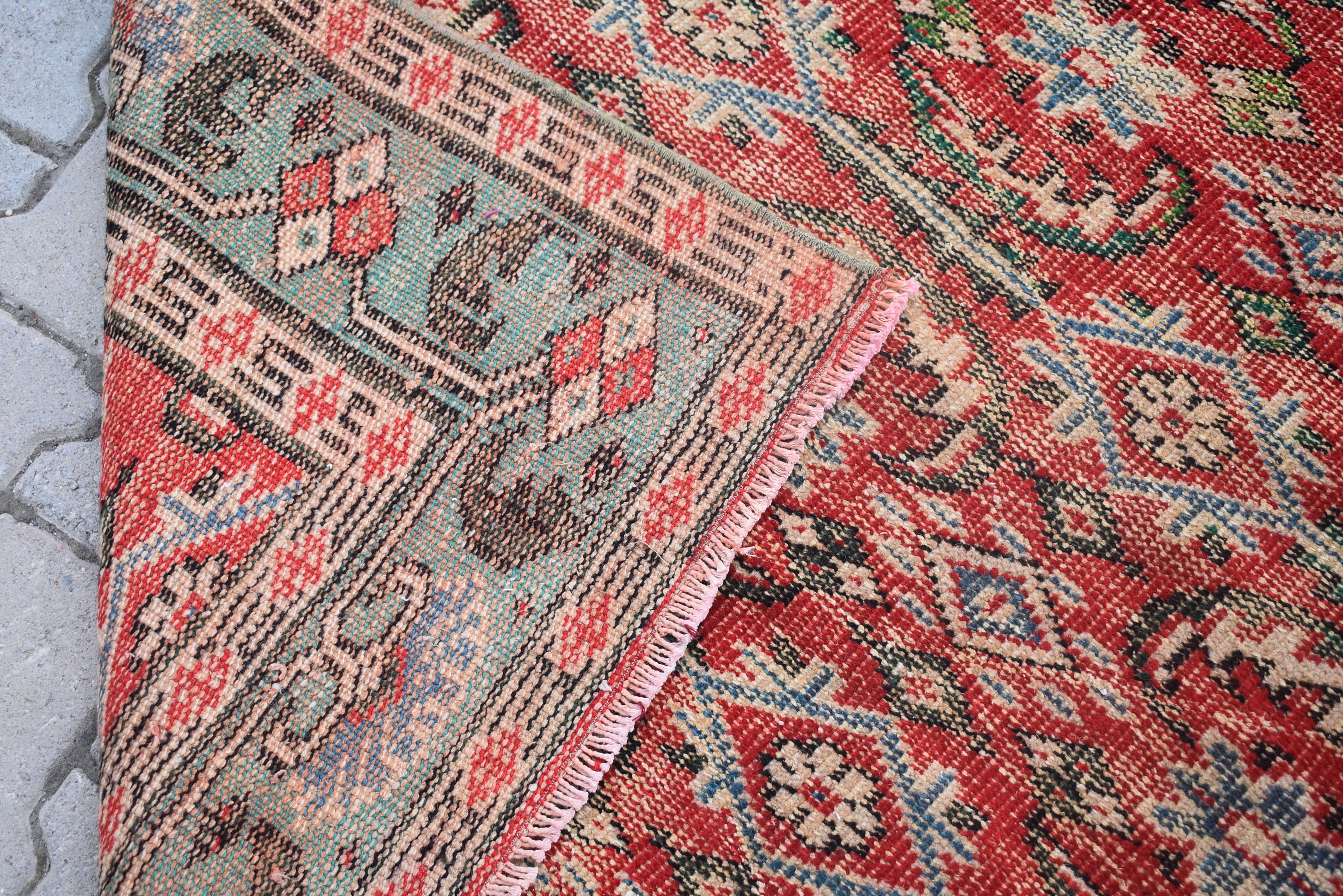 Unique rug turkish rug vintage red rug area rug Free Shipping | Etsy