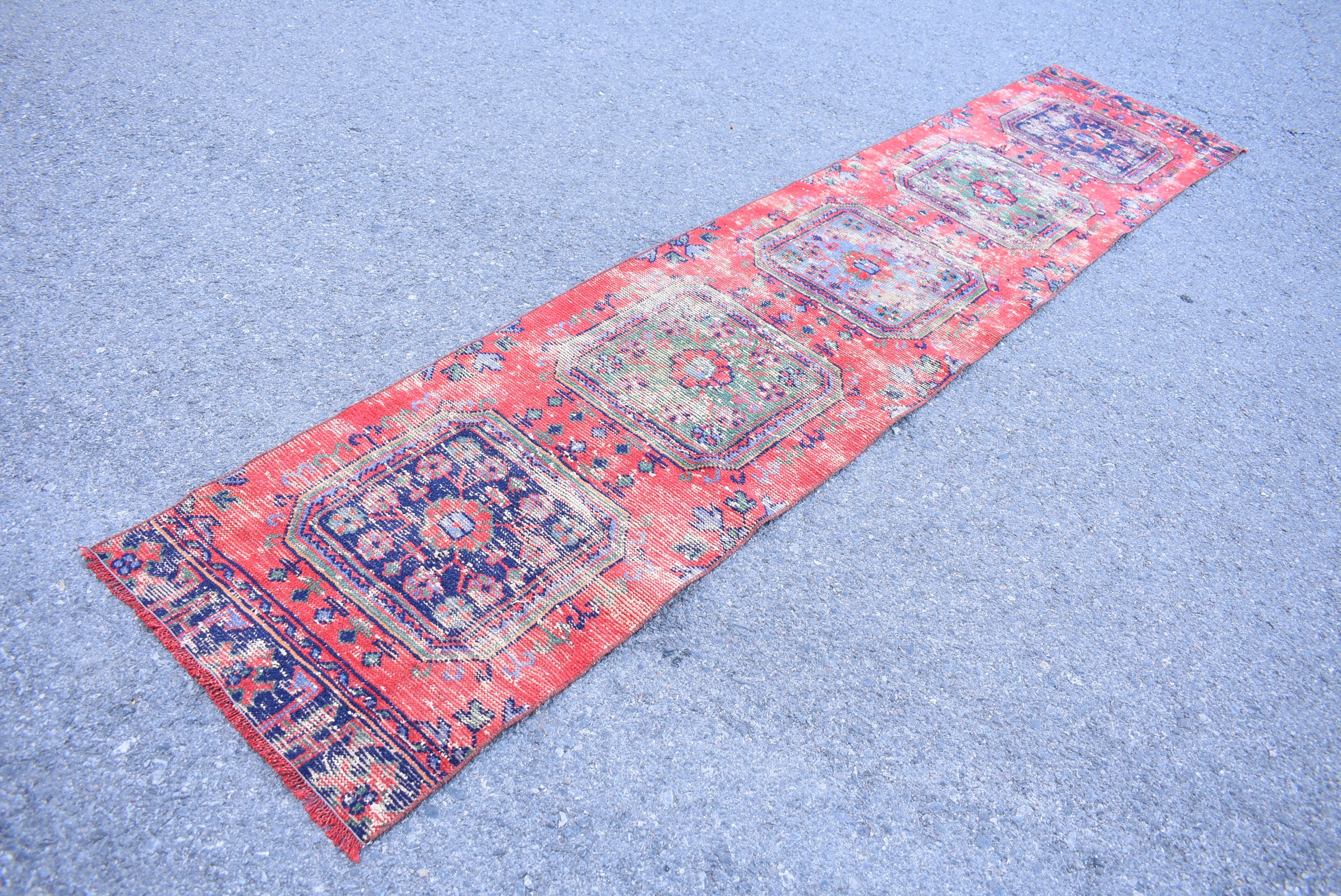 Orange Runner Rug Vintage Rug Oriental Rug Hallway Rug - Etsy UK