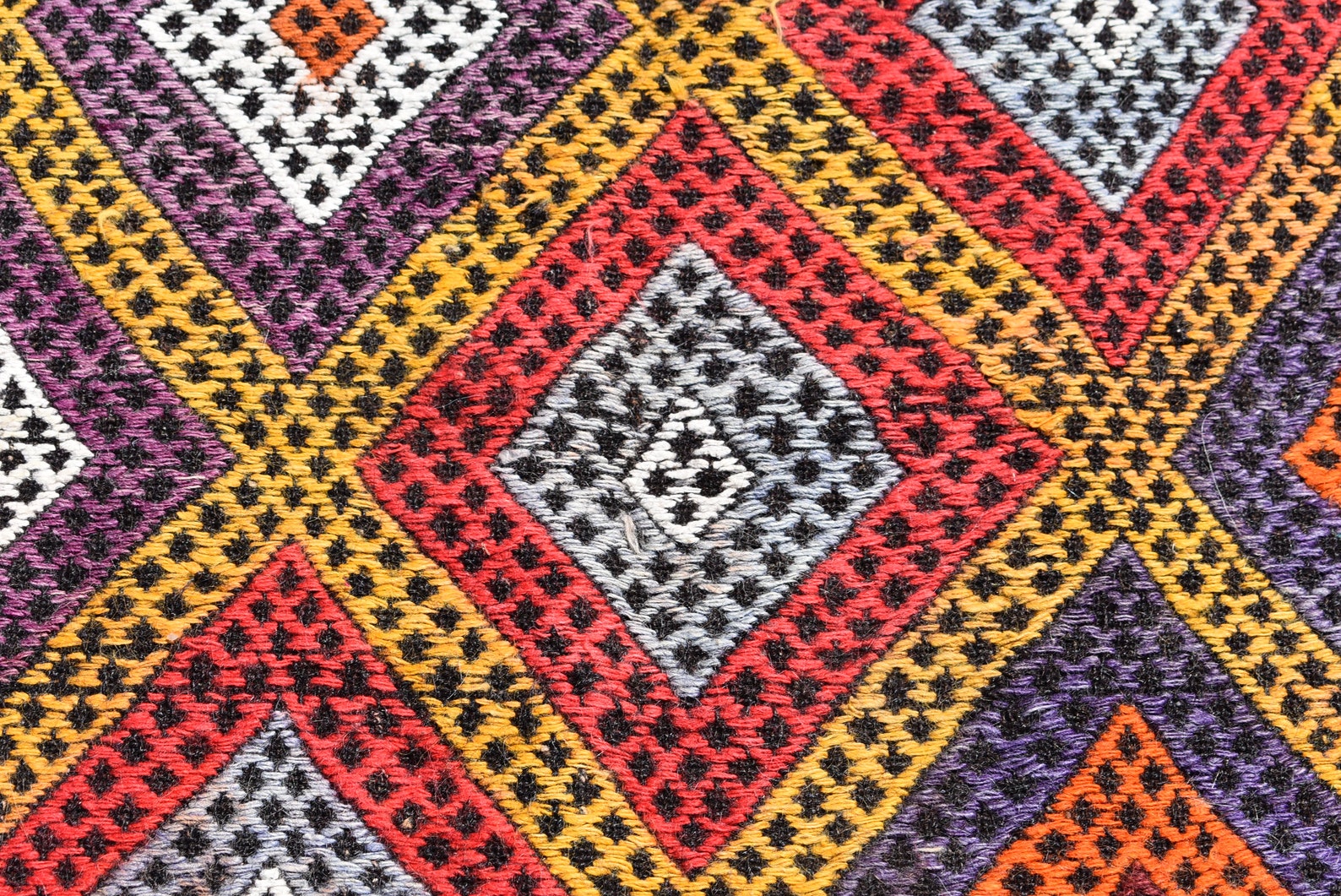 Turkish Kilim Rug Wool Kilim Rug Boho Area Kilim Rug 5.0 X 8.1 Ft ...