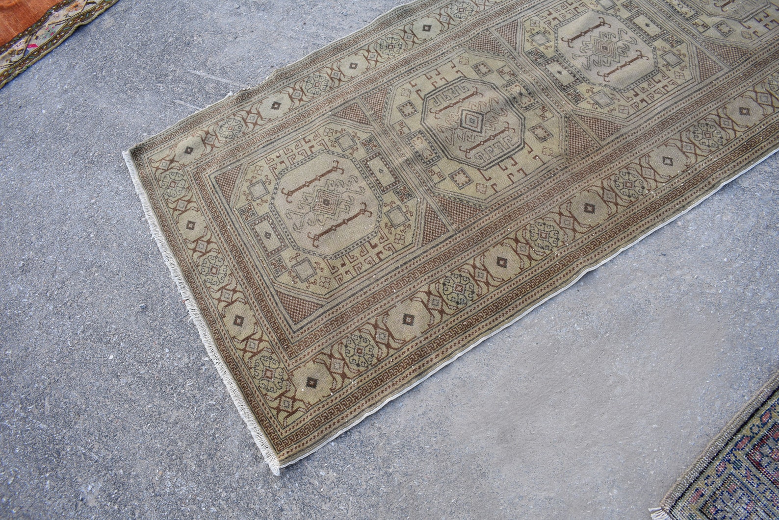 Vintage nomadic rug aztec rug turkish rug free shipping 3 x | Etsy