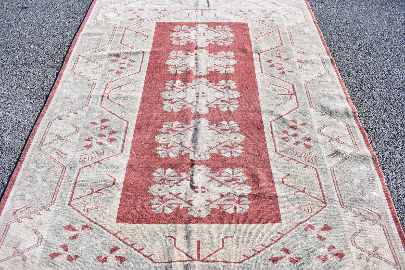 Large rug Boho rug Saloon rug Handknotted rug Vintage rug | Etsy