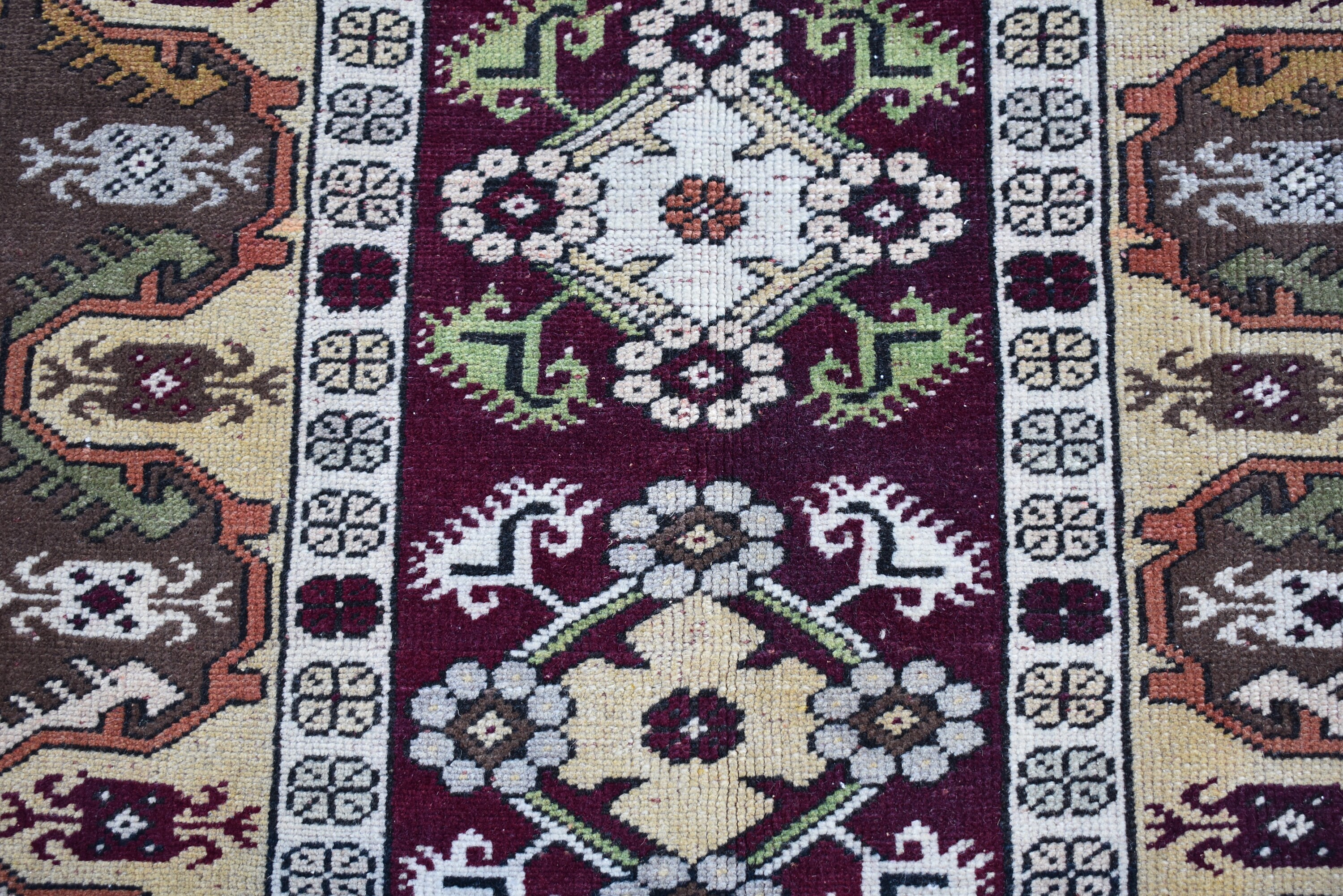 Purple Rug Boho Decor Rug Turkish Area Rug rustic decor 3.5 | Etsy