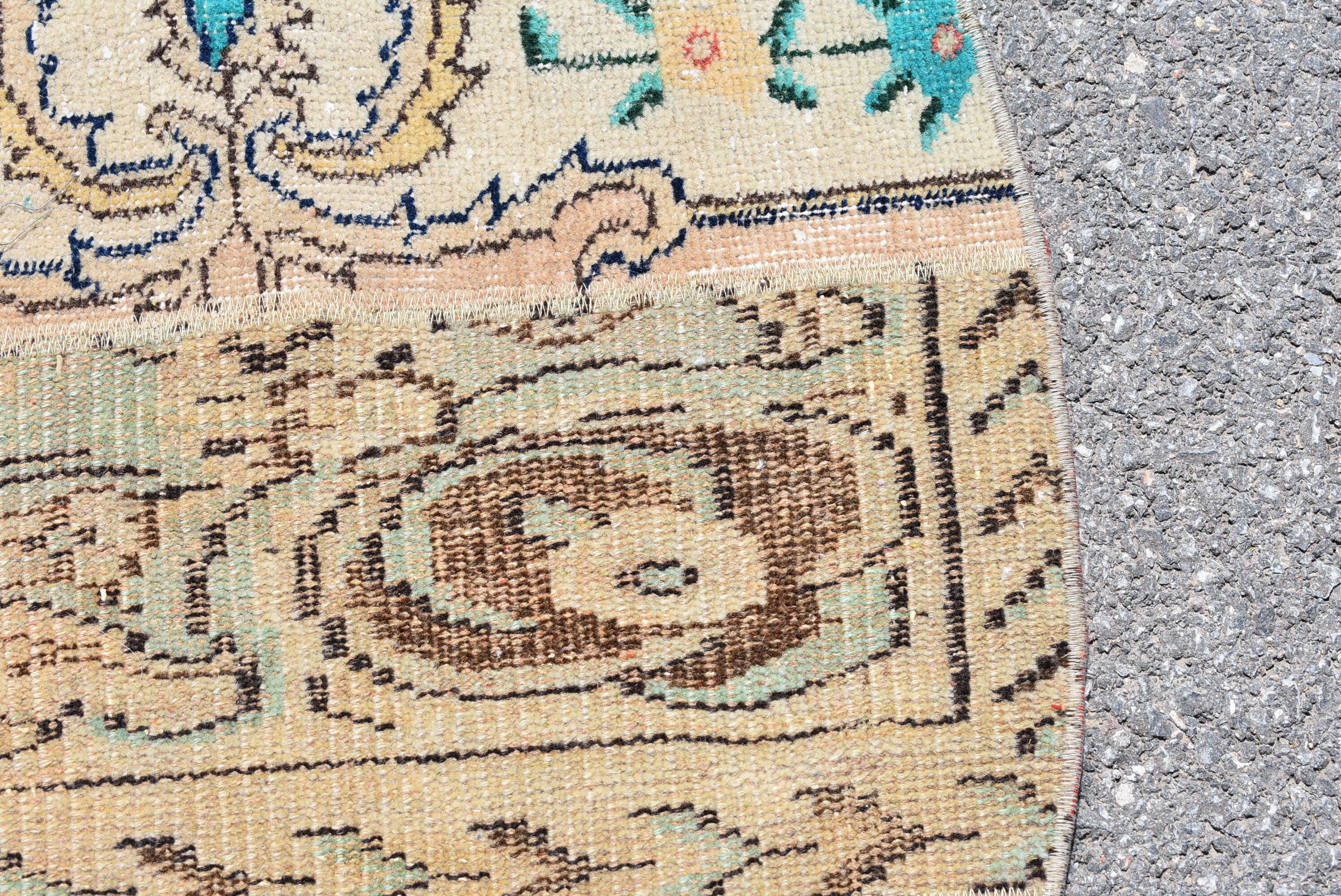 Small Rug Wool Rug Turkish Round Rug Vintage Rug Handmade - Etsy