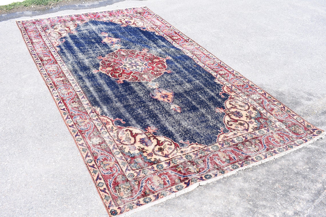 Saloon Rug Diningroom Rug Large Rug Handmade Rug Vintage - Etsy UK