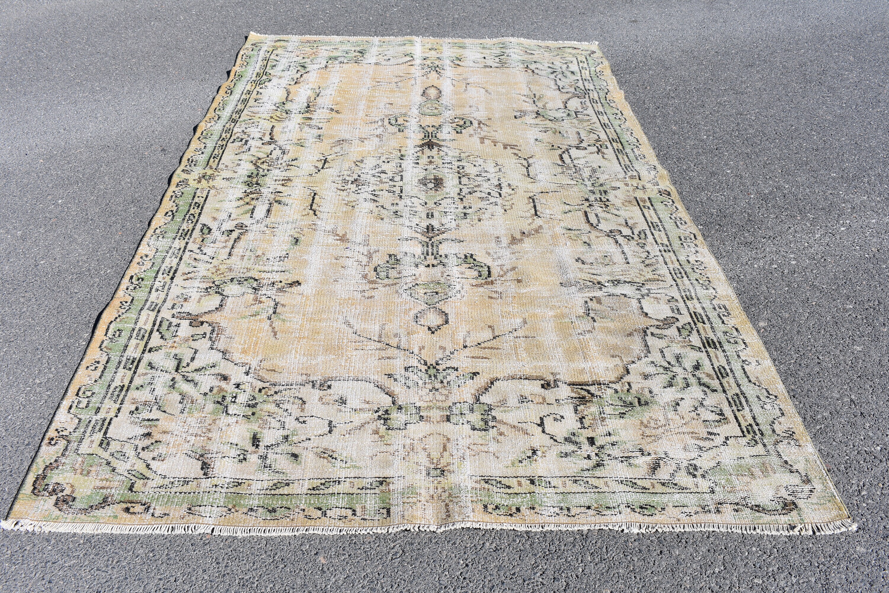 Diningroom Rug, Large Rug, Handmade Rug, Vintage Rug, Turkish Rug ...