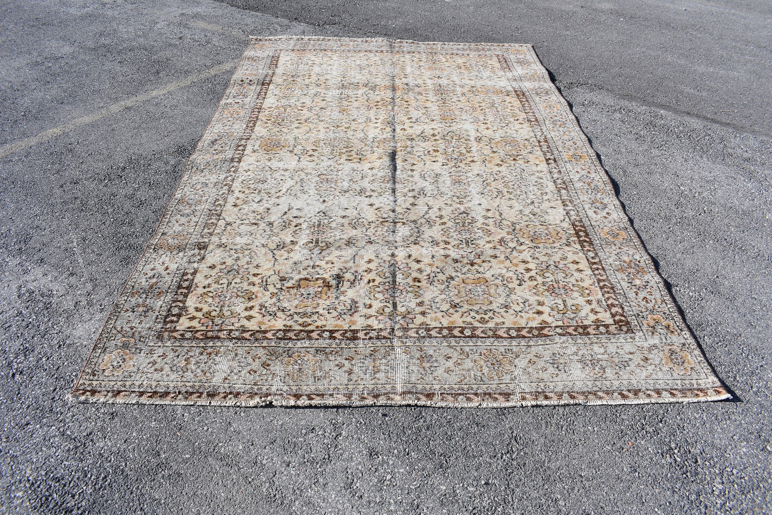 Turkish large rug oversize rug ethnic rug rustic decor 6.1 x | Etsy