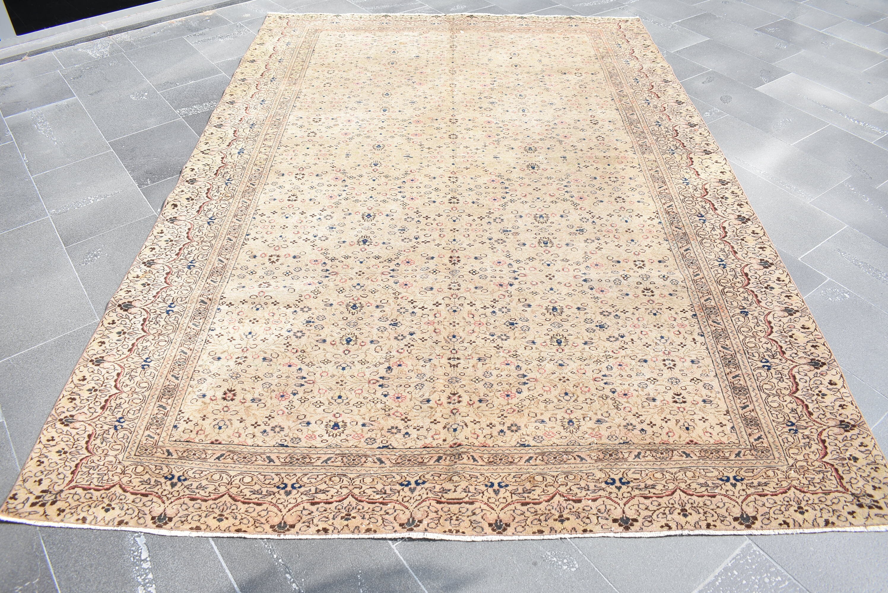 Turkish Rug Handmade Rug Wool Rug Large Area Rug 6.6 X 9.3 - Etsy