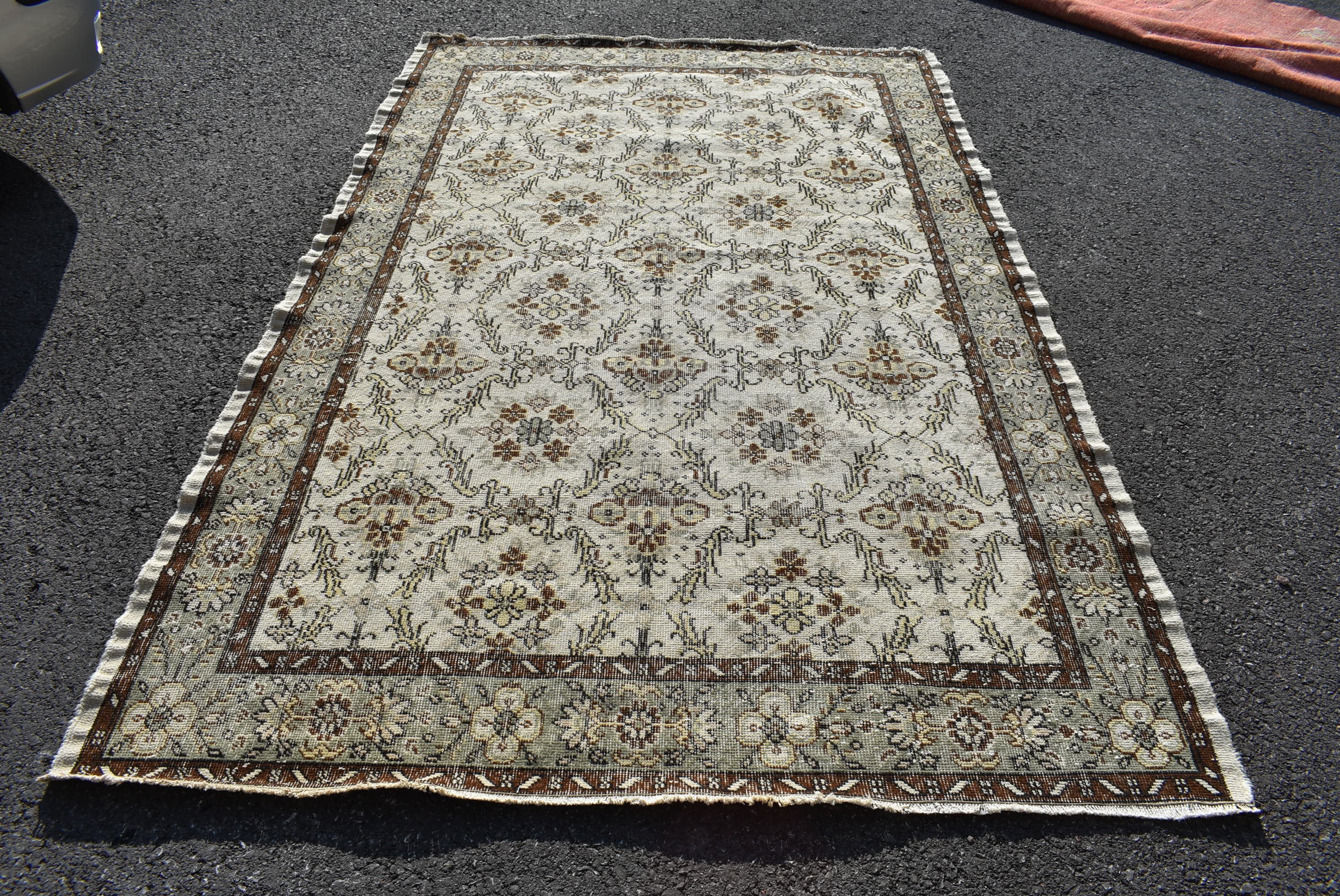 Large size turkish rug decorative area rug vintage area rug | Etsy