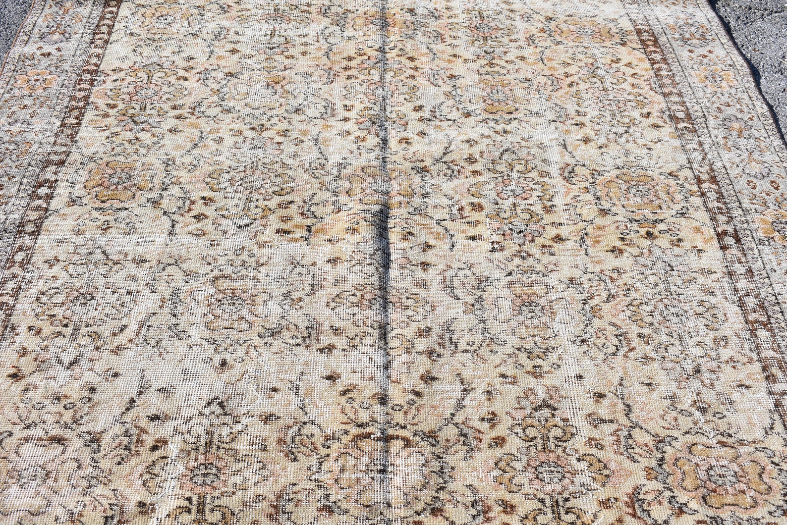 Turkish large rug oversize rug ethnic rug rustic decor 6.1 x | Etsy