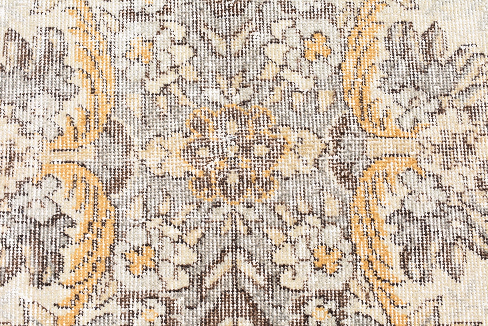 Vintage Yellow Rug Anatolian Rug Handknotted Rug 6 X 9.8 Ft - Etsy