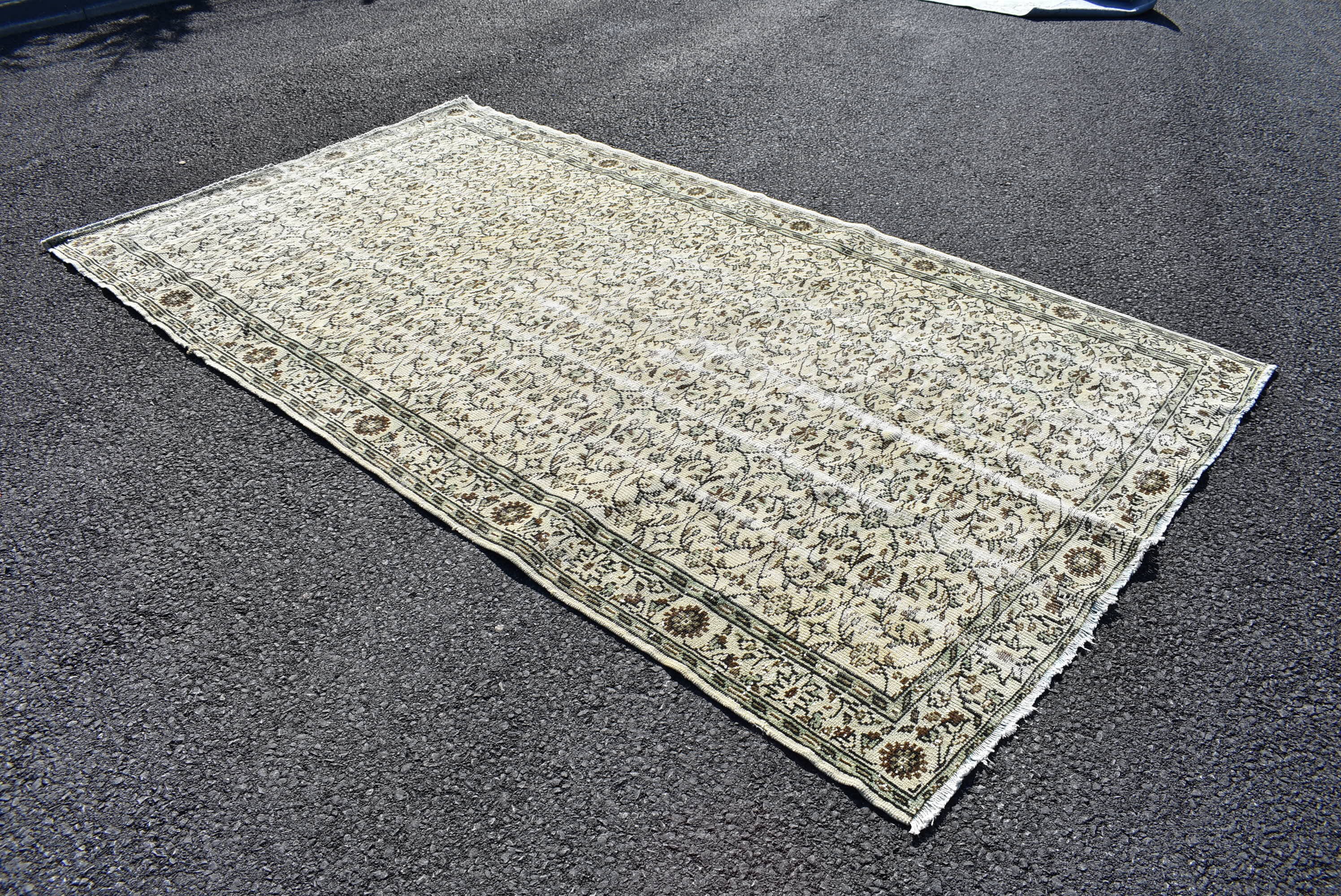 Vintage rug oushak rug turkish rug turkey rug rustic decor 6.0 | Etsy