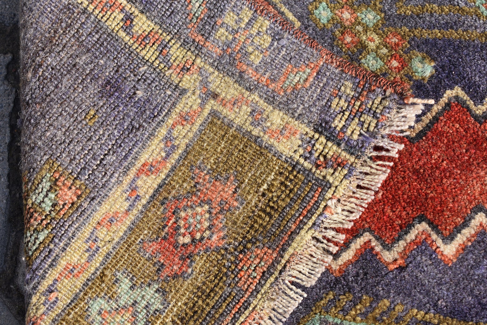 Blue Rug Ethnic Rug Turkish Doormat Rug Vintage Rug Wall - Etsy