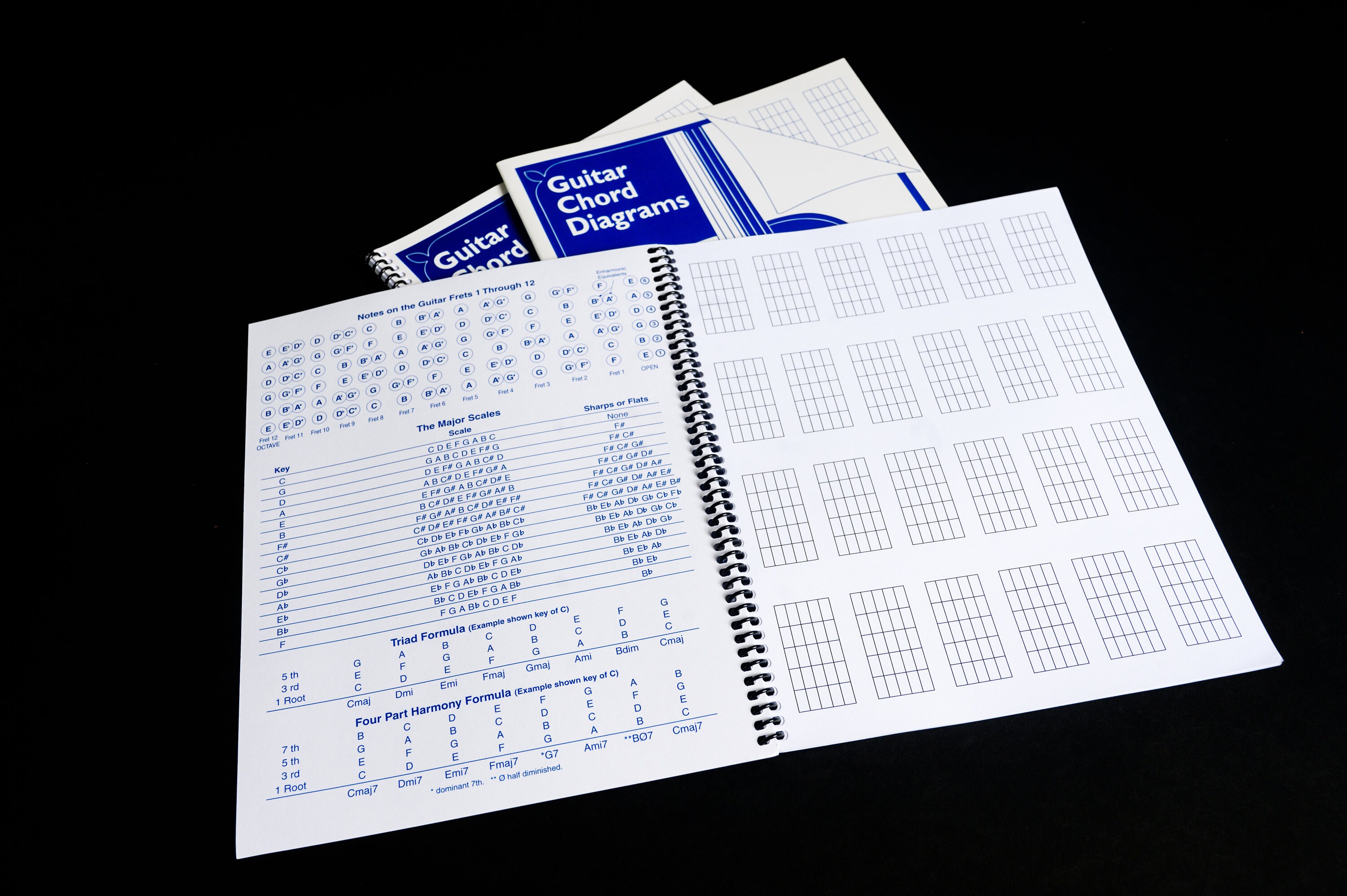 Guitar Chord Diagram Books (for Teachers and Students) - Etsy