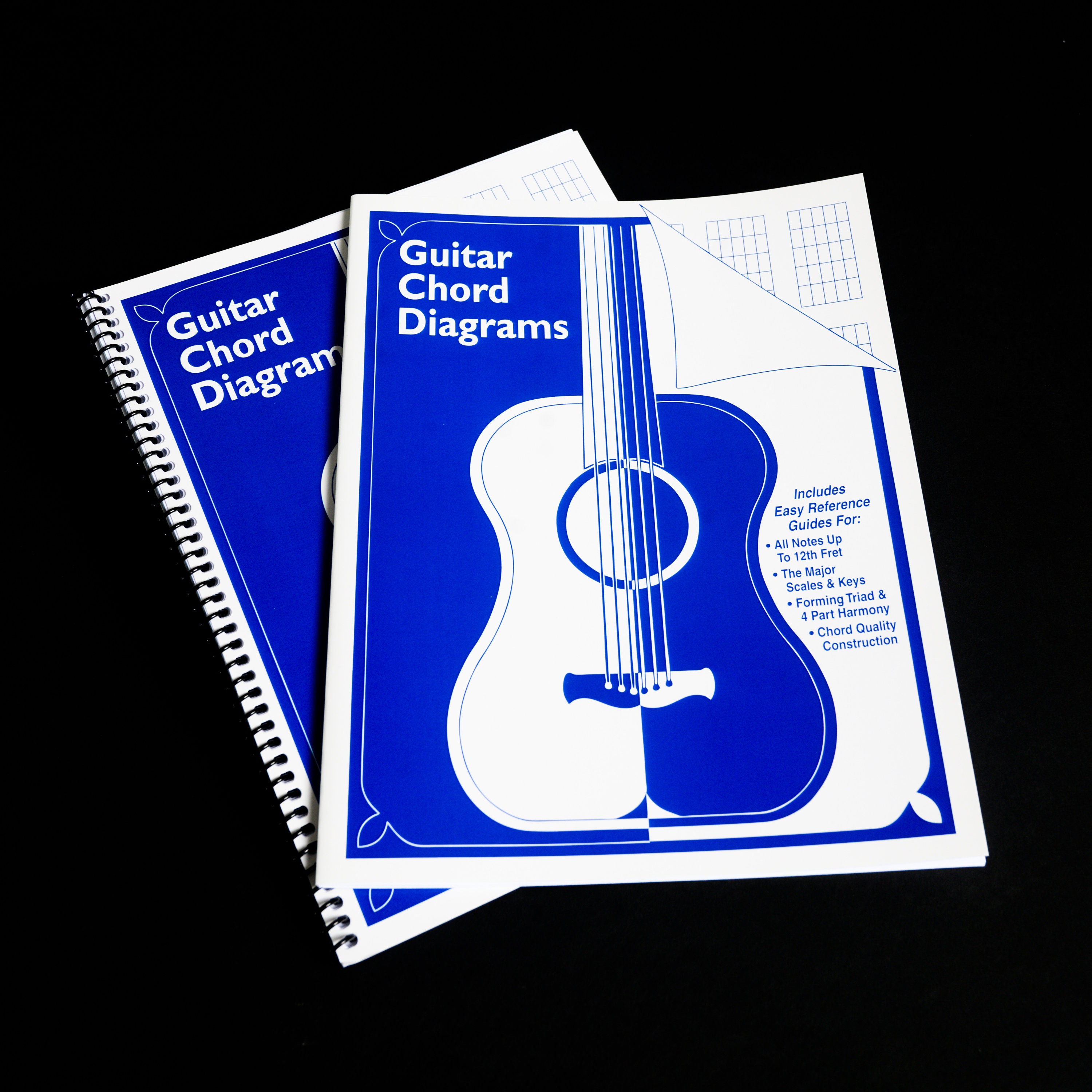 Guitar Chord Diagram Books for Teachers and Students - Etsy