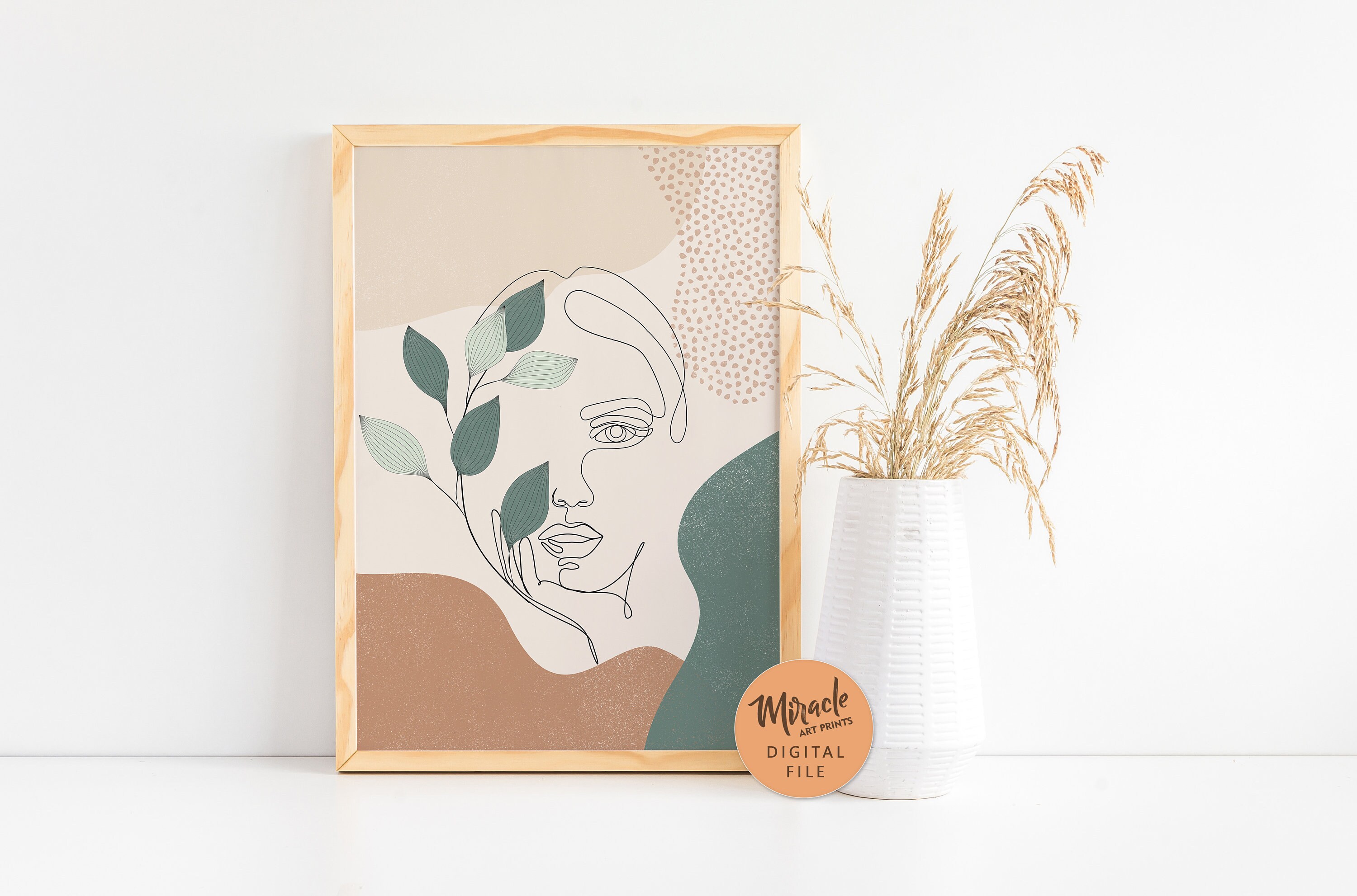 Boho Art Set Of 3 Prints Boho Wall Art Abstract Set Of 3 Etsy