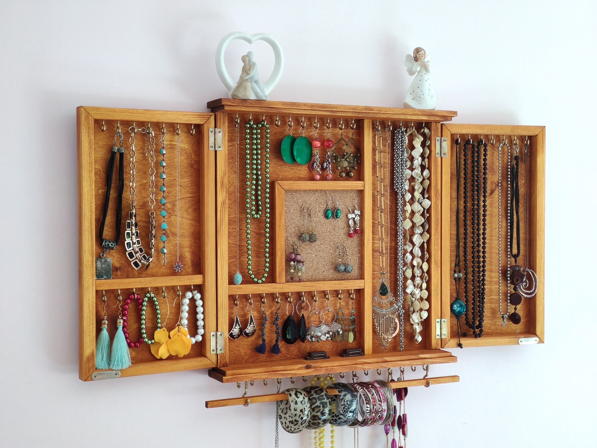 Jewelry Cabinet Earring Holder Jewelry Organizer Storage | Etsy