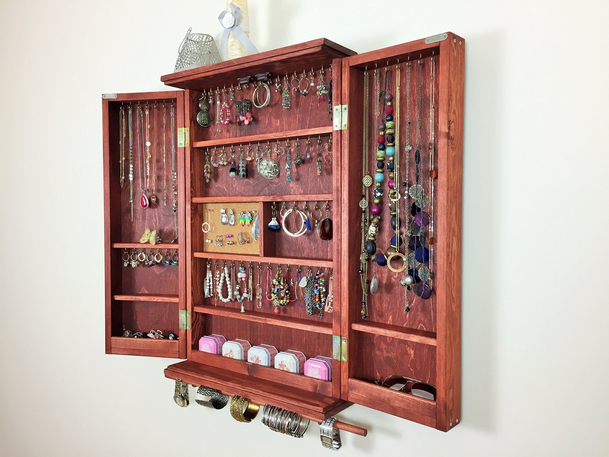 Jewelry Organizer Personalized Gift Earring Holder Jewelry | Etsy