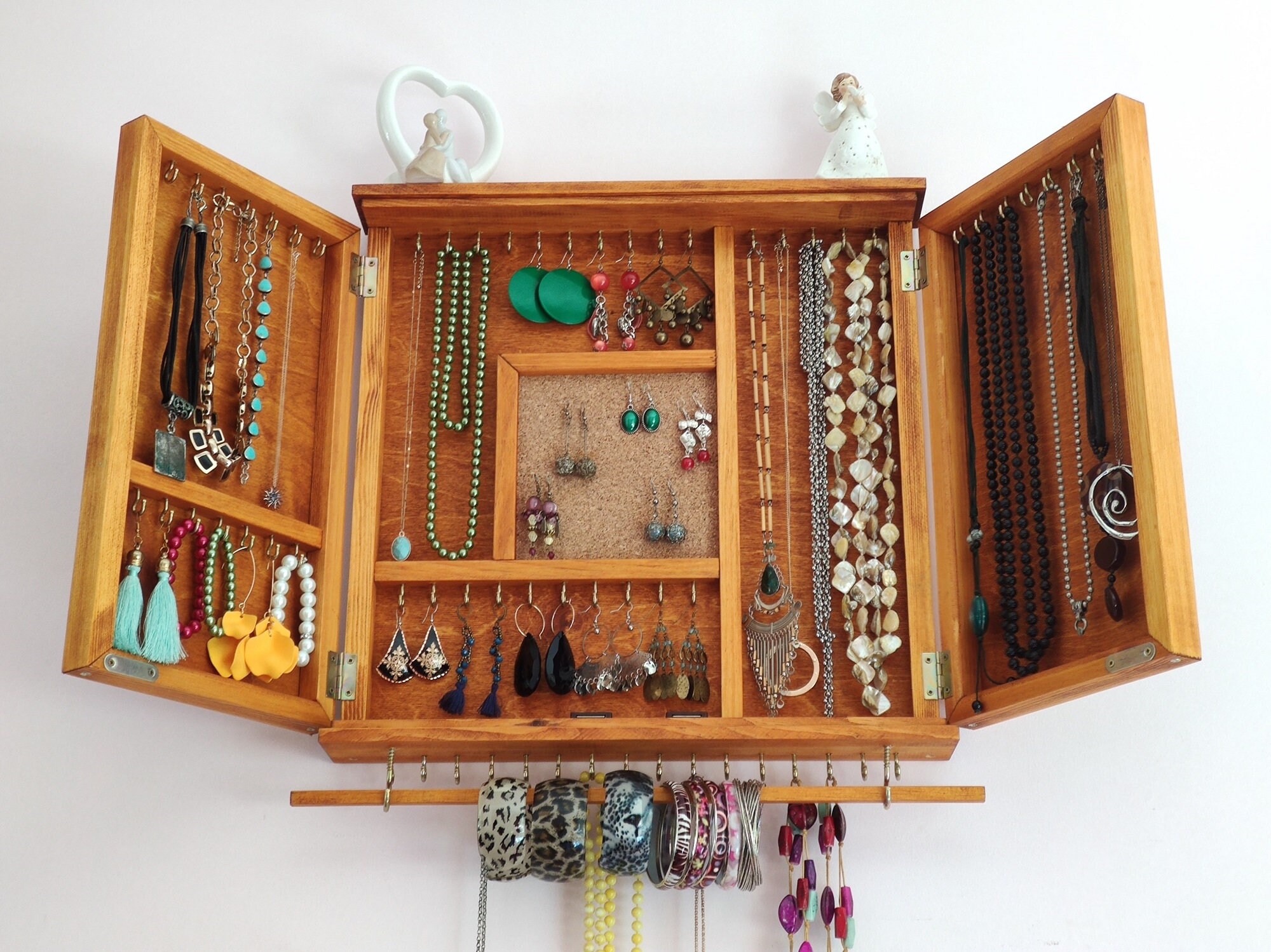 Jewelry Cabinet Earring Holder Jewelry Organizer Storage | Etsy