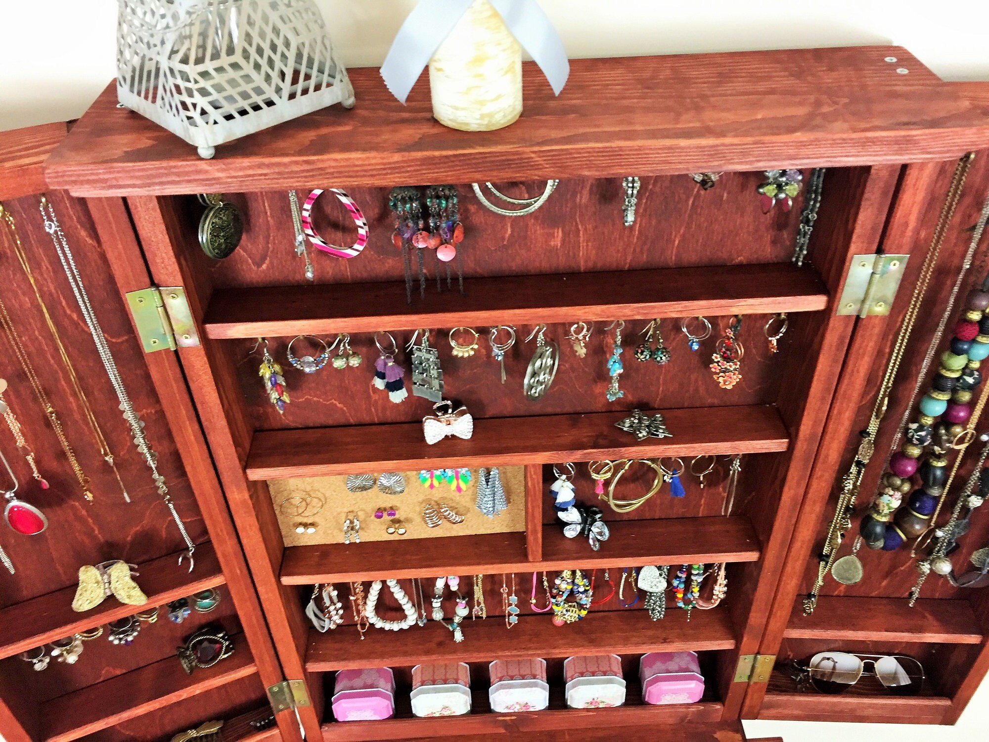 Jewelry Organizer Personalized Gift Earring Holder Jewelry | Etsy