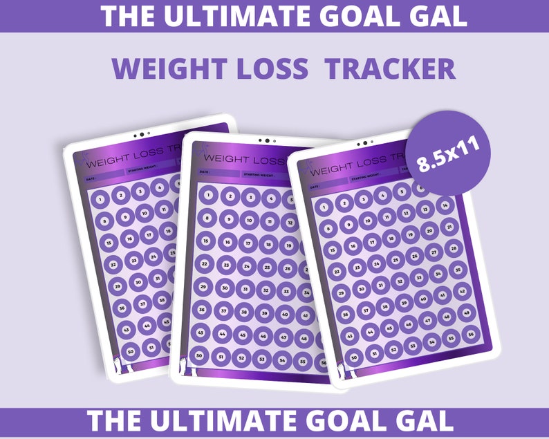 WEIGHT LOSS TRACKER - Etsy