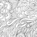 Printable Mandala Zentangle DIGITAL Coloring Page - Doodle Print Art ...
