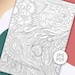 Printable Mandala Zentangle DIGITAL Coloring Page - Doodle Print Art ...