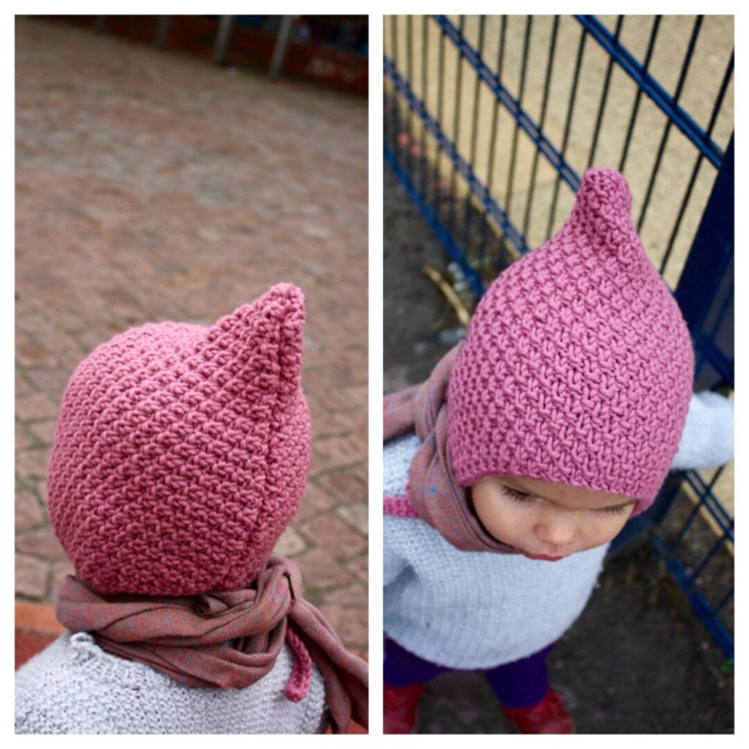 Dwarf Cap/children's Cap Merino Old Pink - Etsy