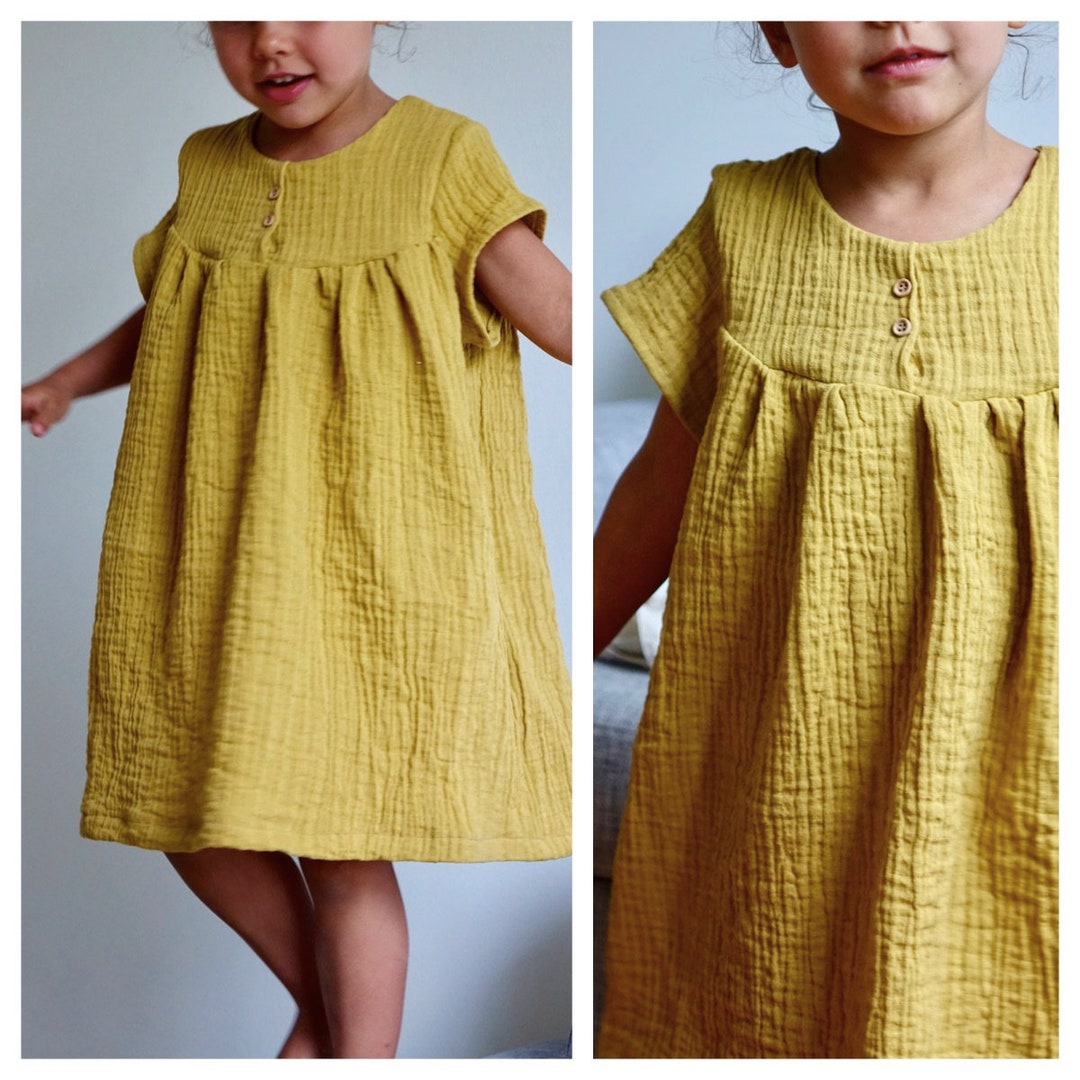 Dress Muslin, Dust Curry - Etsy