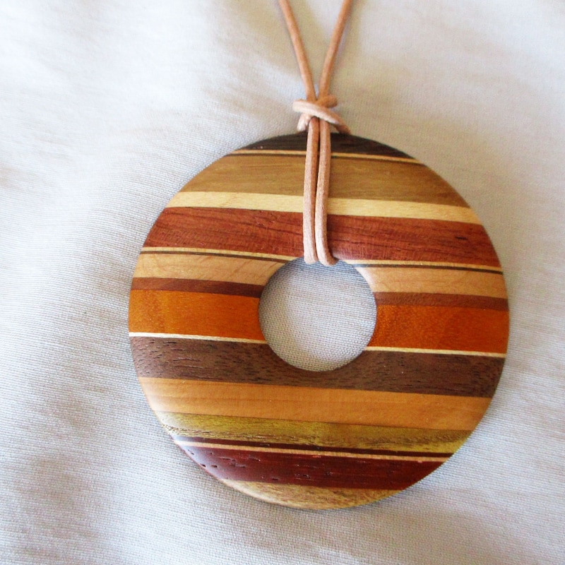 Intarsia Pendant - Etsy