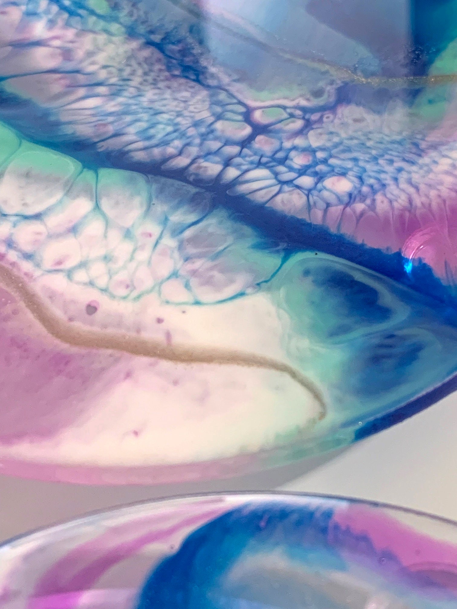 Set of Four Transparent Acrylic Coasters - Etsy